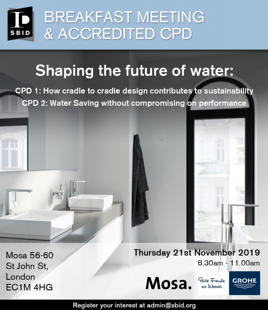 SBID Breakfast Meetings | Society of British & International Interior ...