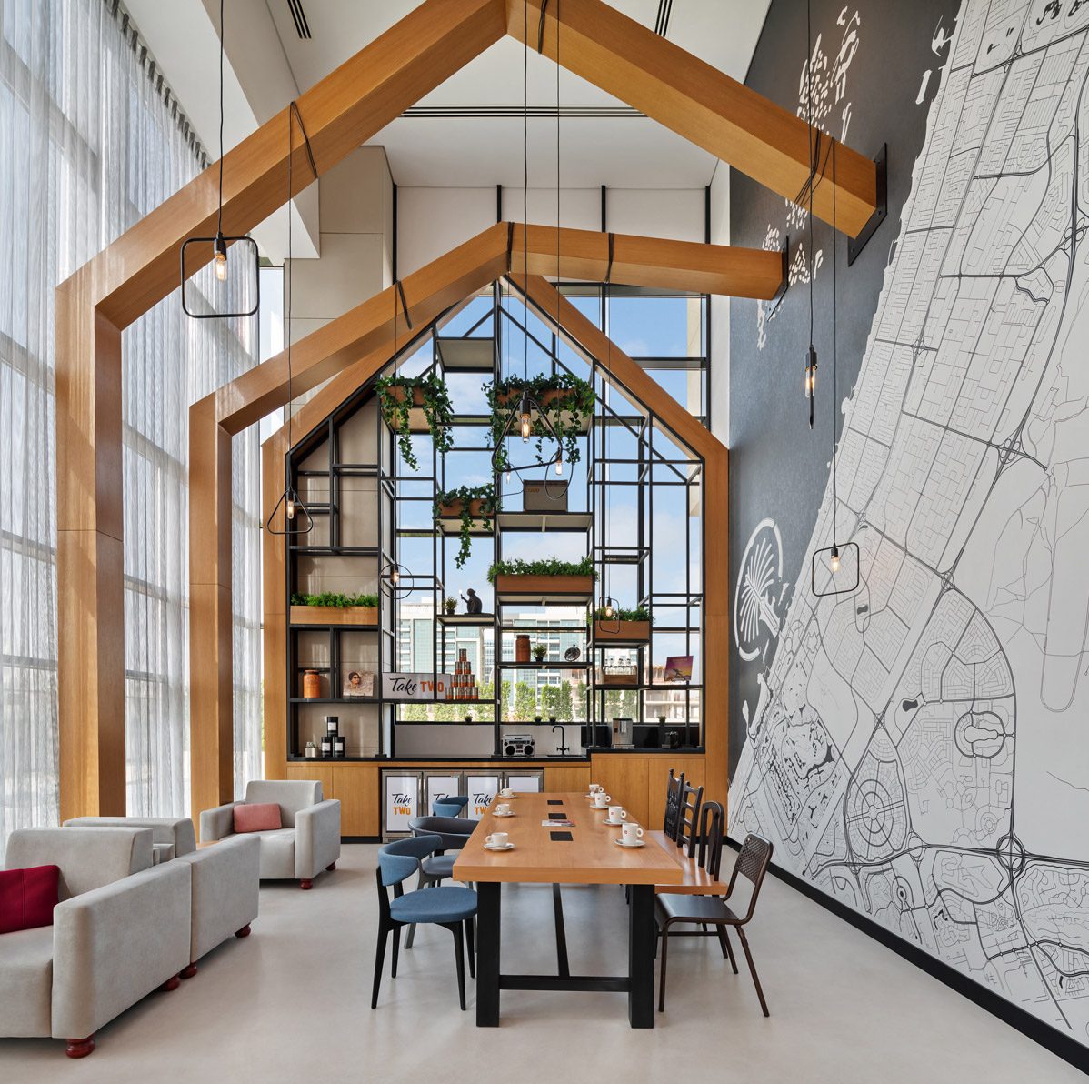 Hotel Pubilc Space Boasts a Vibrant, Playful and Immersive Design | SBID