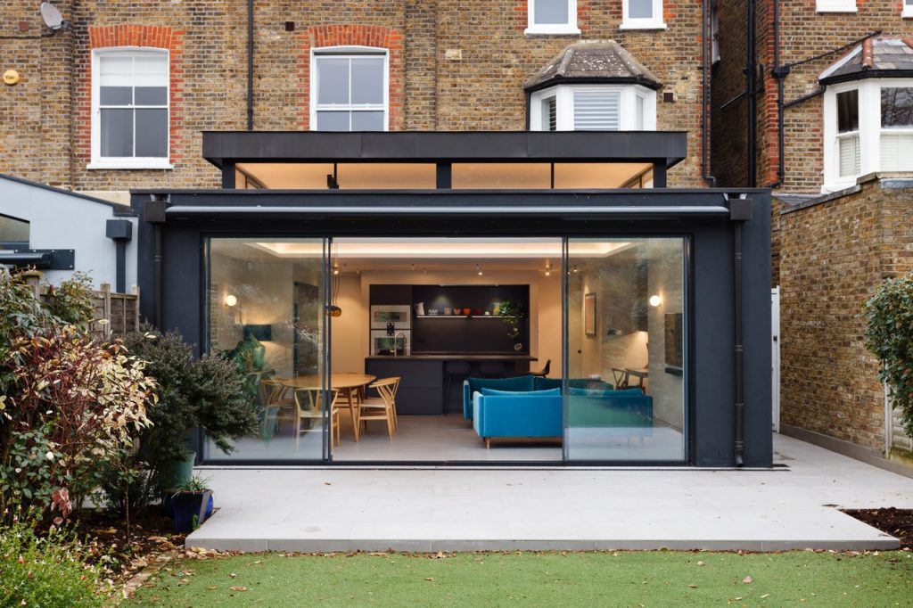 Minimalist Residential Extension Features Bursts of Colour | SBID