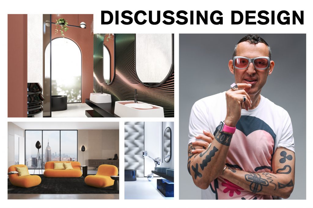 Discussing Design with product designer, Karim Rashid | SBID