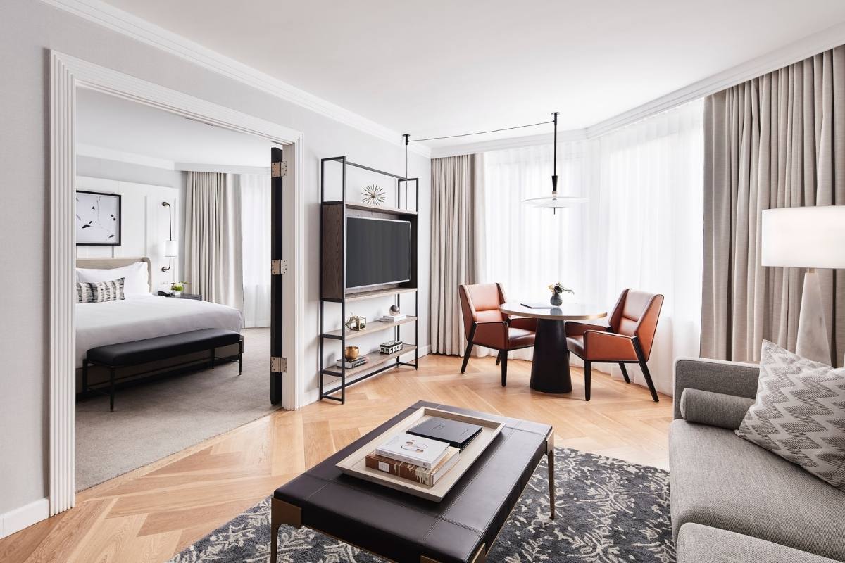 Luxury Hotel Suite Design Exudes Timeless Residential Feel | SBID