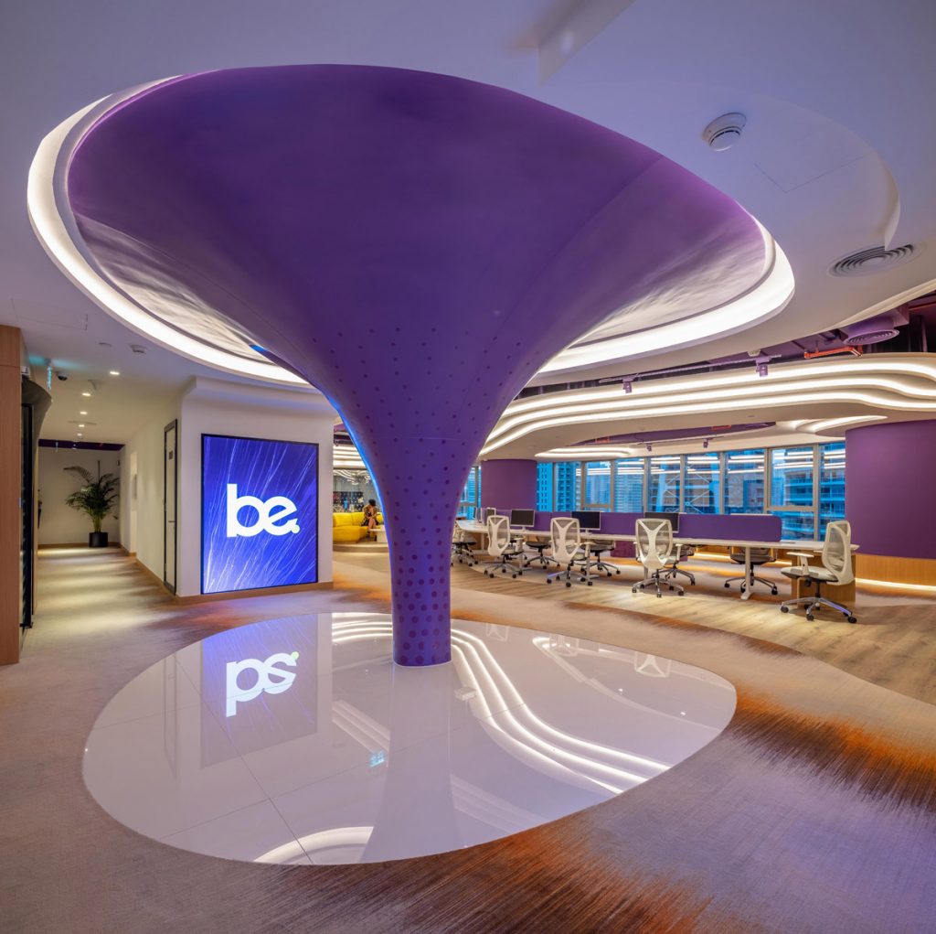 An Office Design Reflects the Brand While Introducing Creativity into ...
