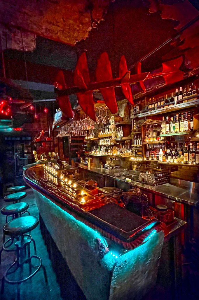 A Bar Design Was Created from Recycled Materials Collected Around the ...