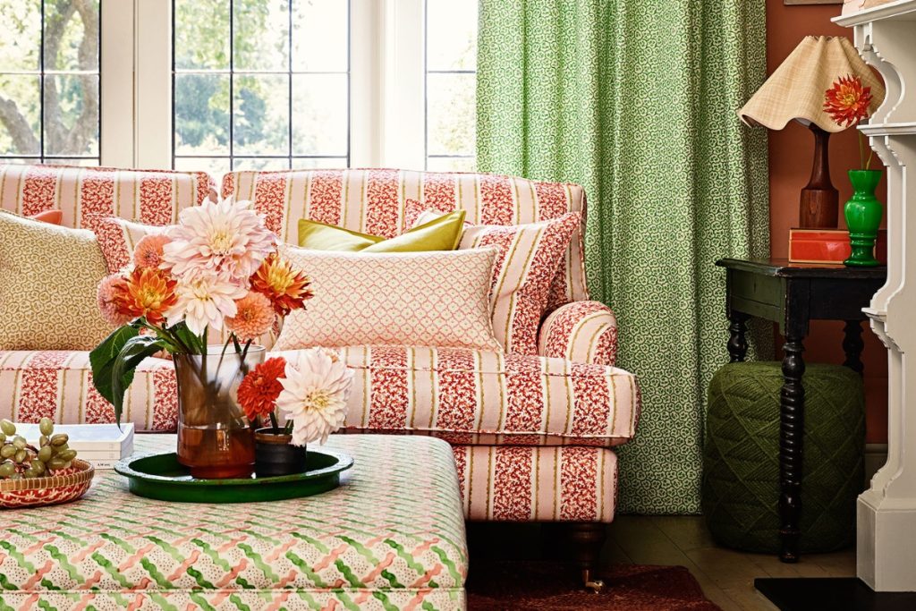 Linwood Shows How to Decorate with Colourful Linen Upholstery Fabric | SBID
